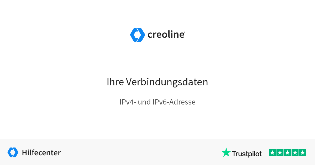 Verbindungsdaten · creoline GmbH